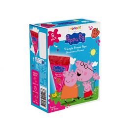 Peppa Pig Triangle Freeze Pops - Aardbei, 8 stuks | Daily Style