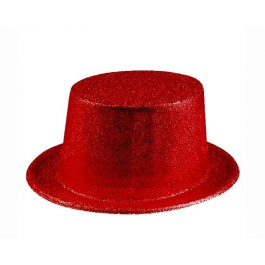 Feesthoed Glitter Rood | Daily Style