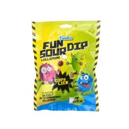 Fun Sour Dip Lollipops Fundiez 14gr (7st) | Daily Style