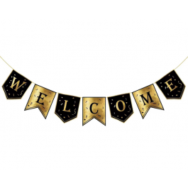 Slinger Welcome Goud & Zwart | Daily Style